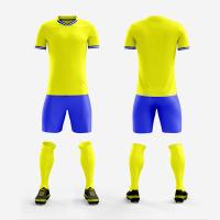 China ODM Youth Soccer Shirts Jerseys Uniform Kits Portable Washable for sale