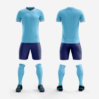 China ODM Youth Soccer Shirts Jerseys Uniform Kits Portable Washable for sale