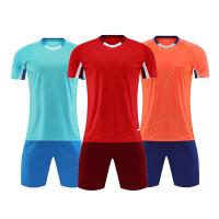 China Unisex Youth Soccer Uniforms , Multicolor Polyester Soccer Jerseys for sale