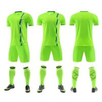 China Polyester Breathable Football Team Kits , Durable Custom Sublimation Soccer Jersey for sale