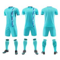 China Polyester Breathable Football Team Kits , Durable Custom Sublimation Soccer Jersey for sale