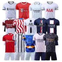 China Embroidered Custom Jersey Football Set Multiscene Anti Pilling for sale