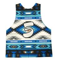 China V Neck Durable Reversible Lacrosse Pinnies , Anti Pilling Custom Lacrosse Uniforms for sale