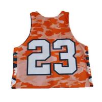 China Polyester Youth Reversible Lacrosse Uniforms Washable Anti Shrink for sale
