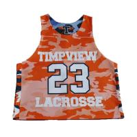 China Polyester Youth Reversible Lacrosse Uniforms Washable Anti Shrink for sale
