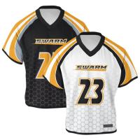 China Adult Multicolor Lacrosse Team Jerseys , Sports Custom Sublimated Lacrosse Uniforms for sale