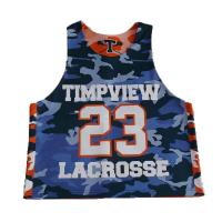 China Polyester Youth Reversible Lacrosse Uniforms Washable Anti Shrink for sale
