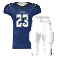 China Breathable Youth Printed Football Jersey Kits Anti UV Quick Dry for sale
