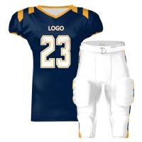China Breathable Youth Printed Football Jersey Kits Anti UV Quick Dry for sale