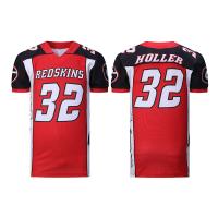China Polyester Printing Sublimated Football Jerseys Washable Practical for sale