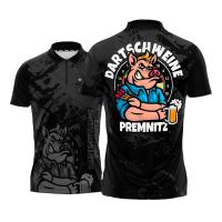 China OEM Sublimation Darts T Shirt Multicolor With Zippers Design for sale