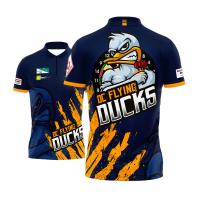 China OEM Sublimation Darts T Shirt Multicolor With Zippers Design for sale