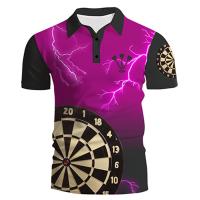 China Anti Shrink Blue Dart T Shirt Uniform Washable Durable For Adults for sale