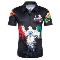 China Men Polo Darts T Shirt Anti Bacterial Eco Friendly Quick Dry for sale