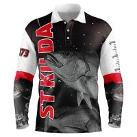 China Durable Unisex Professional Fishing Jerseys , Anti Pilling Mens Fishing Polo for sale