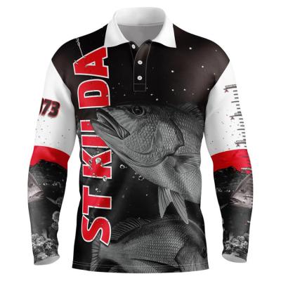 China Durable Unisex Professional Fishing Jerseys , Anti Pilling Mens Fishing Polo for sale