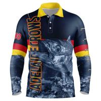 China Durable Unisex Professional Fishing Jerseys , Anti Pilling Mens Fishing Polo for sale