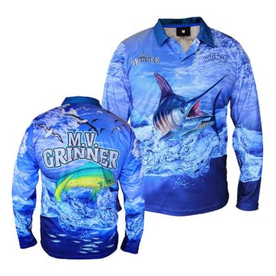 China Breathable Youth Men Fishing Jerseys Anti UV Waterproof Durable for sale
