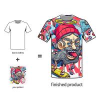 China Short Sleeve Unisex Leisure Apparel T Shirts Sublimation Printing for sale