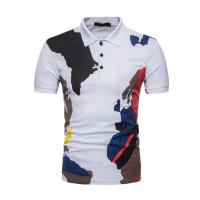 China Multipurpose Practical Polo Shirts Mens , Multicolor Sublimation Poloshirt Design for sale