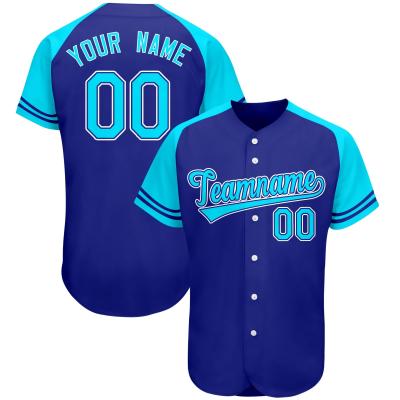 China Cotton Adults Custom T Shirt Baseball Jerseys Anti Pilling Durable for sale