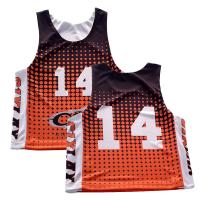 China Practical Unisex Lacrosse Practice Jersey , Multipurpose Reversible Pinnies Custom for sale