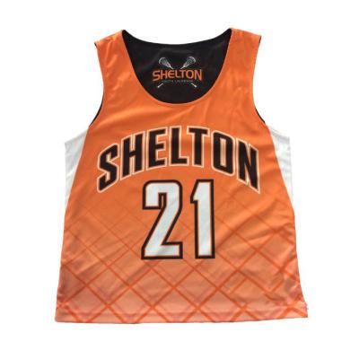 China Breathable Lacrosse Practice Jerseys Pinnie Multipurpose Polyester for sale