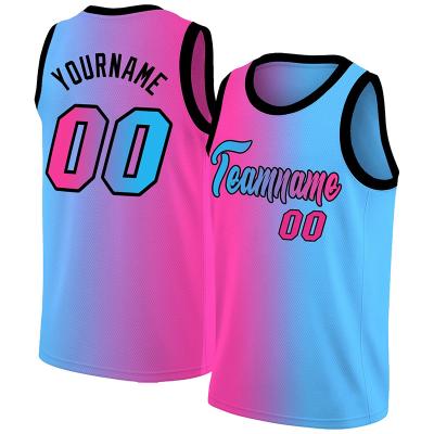 China Odorless Youth Basketball Shirt Jerseys Multiscene Anti Pilling for sale