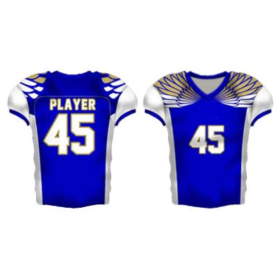 China Polyester Sports Printed Football Jersey Washable Lightweight for sale