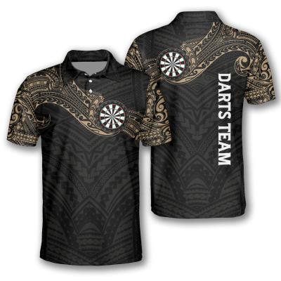 China Practical Polyester Custom Dart Jerseys , Heat Transfer Anti Pilling Darts Tshirt for sale
