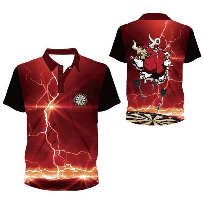China Cotton Practical Darts T Shirt Multipurpose Printed Design For Player for sale