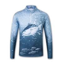 China Odorless Breathable Custom Fishing Jerseys , Multipurpose Fishing Tournament Shirts for sale