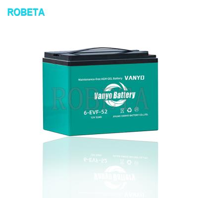 China Power tools best selling china electric vehicles 12V 52AH high quality lead acid battery electric scooter for sale