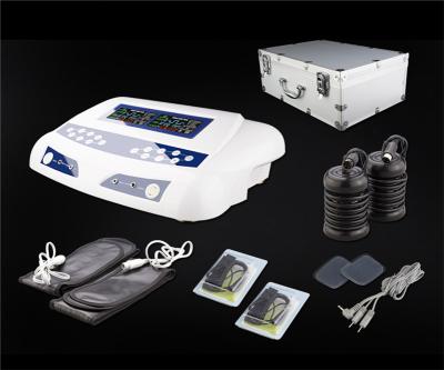 China Deep Cleansing Dual screen display Ionic Foot Detox With Aluminum Box Massage Slipper CE Detox Machine,Ion Foot Spa AH-8 for sale