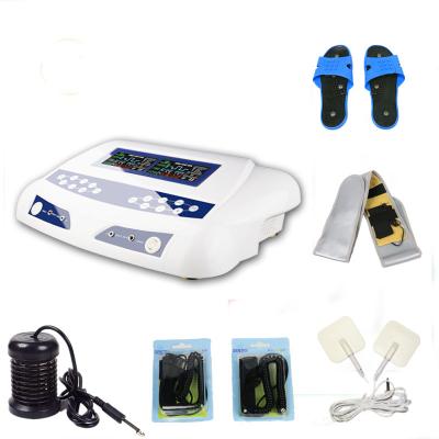 China Deep Cleansing Dual screen display Ionic Foot Detox With Aluminum Box Massage Slipper CE Detox Machine,Ion Foot Spa for sale