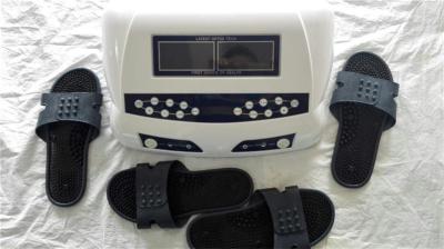 China Deep Cleansing Dual screen display Ionic Foot Detox With Aluminum Box Massage Slipper CE Detox Machine,Ion Foot Spa for sale