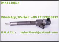 China New Original  Injector 0445110614 / 55255406/ 54800156/ 1616320580,100% Genuine diesel injector 0 445 110 614 for sale