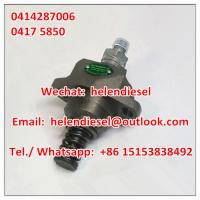 China Genuine and New  unit pump 0414287006 , 0 414 287 006 , original DEUTZ 04175850 , 0417 5850 for sale