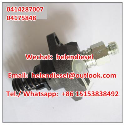 China Genuine and New  unit pump 0414287007 , 0 414 287 007 , DEUTZ  04175848 , 0417 5848  ORIGINAL AND BRAND NEW for sale
