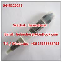 China Genuine and New  injector 0445120291 , 0 445 120 291, its nozzle: 0433172123 , DLLA150P2123,Exchange No.0445120165 for sale