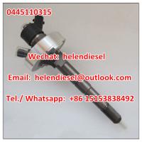 China Genuine and New  injector 0445110315 , 0 445 110 315 ,0445110 315,16600 VZ20A,16600VZ20A NISSAN original,1077500650 for sale