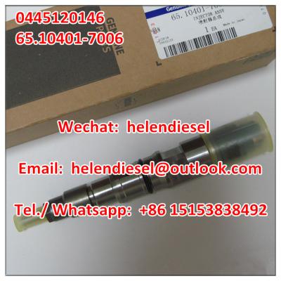 China Genuine and New  injector 0445120146 , 0 445 120 146 , 0445120 146 , DAEWOO DOOSAN 65.10401-7006,original brand new for sale