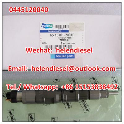 China Genuine and New  injector 0445120040 , 0 445 120 040 ,65.10401-7001C , 65.10401-7001, 65104017001C,DAEWOO DOOSAN for sale