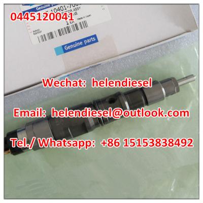 China Genuine and New  injector 0445120041 , 0 445 120 041 , 65.10401-7002C , 65.10401-7002 ,65104017002C,DAEWOO DOOSAN for sale