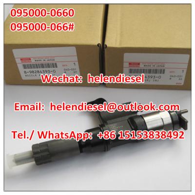 China Genuine and New DENSO injector 095000-0660 , 095000-0661, 095000-066#, 0950000660, 8-98284393-0,8982843930 ,8-98284393-# for sale