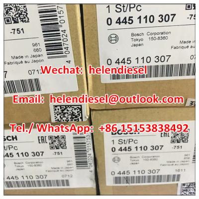 China Genuine and New  injector 0445110307 , 0 445 110 307 , 6271-11-3100 , 6271113100 KOMATSU original and brand new for sale