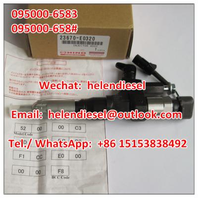 China Genuine and New DENSO injector 095000-6580 ,095000-6583, 9709500-658 , 23670-E0320 ,23670E0320 , 23670-E0321,095000-658# for sale