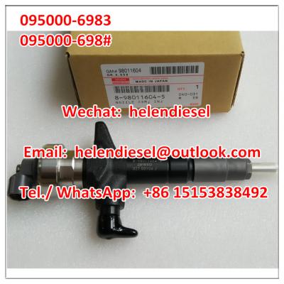 China Genuine and New DENSO injector 095000-6980 ,095000-6983, 9709500-698 ,0950006983 ,8-98011604-5 , 8980116045,8-98011604-# for sale