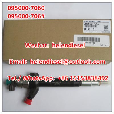 China Genuine and New DENSO injector 095000-7060 , 0950007060AM ,095000-7061, 9709500-706 ,6C1Q-9K546-BC , 6C1Q9K546BC for sale