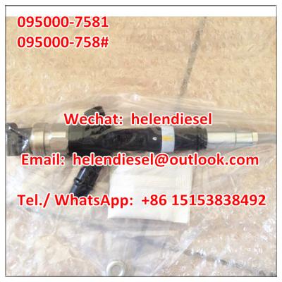 China Genuine and New DENSO injector 095000-7580 ,095000-7581,9709500-758 ,23670-0G040 , 236700G040,23670-09030 , 095000-6890 for sale